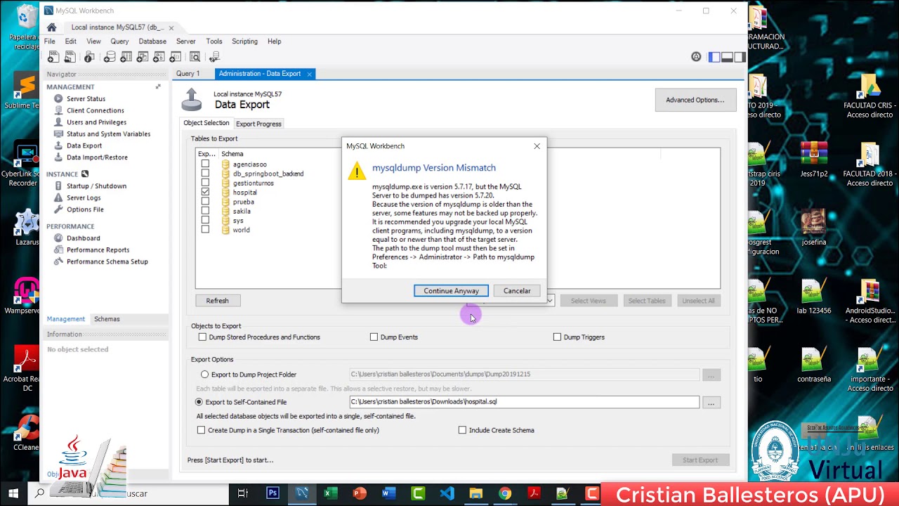 Guía Completa De Cómo Exportar Una Base De Datos En Mysql Workbench Programador